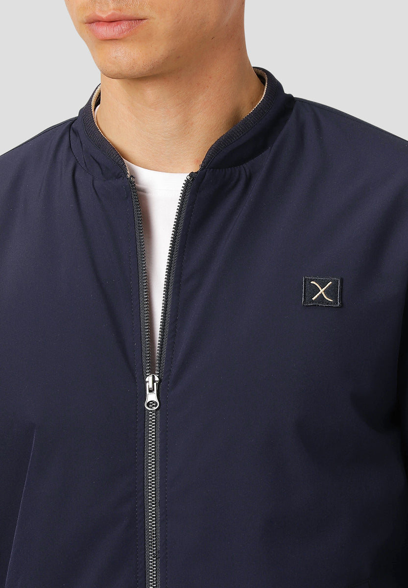 Clean Cut Bomber Logo Jacket Navy CC2202 - Stillo.dk – Stillo