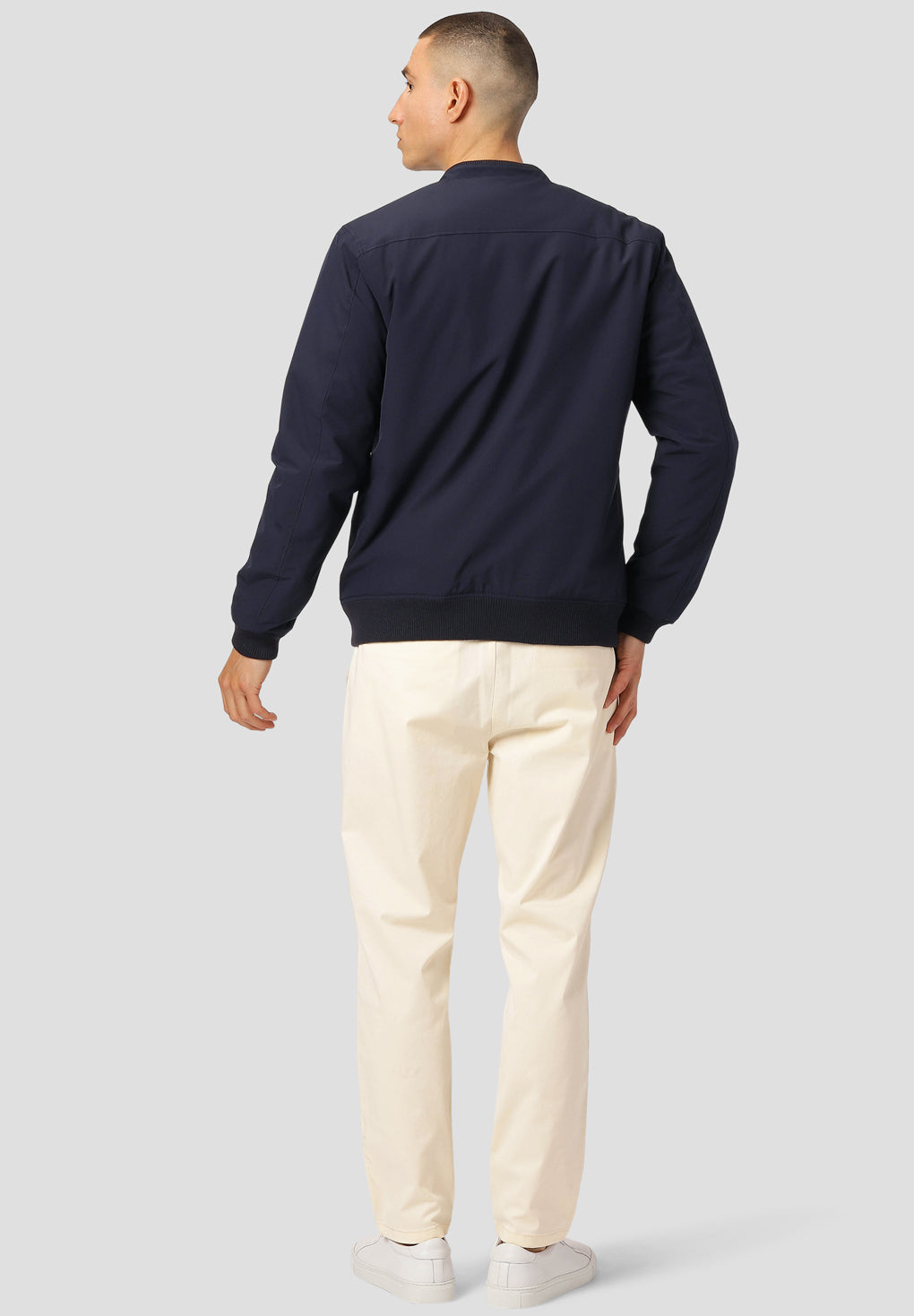 Clean Cut Bomber Logo Jacket Navy CC2202 - Stillo.dk – Stillo