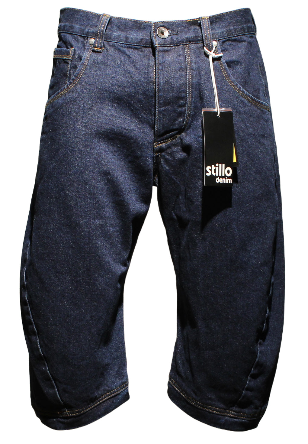 Engineered Baggy One Denim Shorts Dark Raw Indigo - Stillo.dk – Stillo