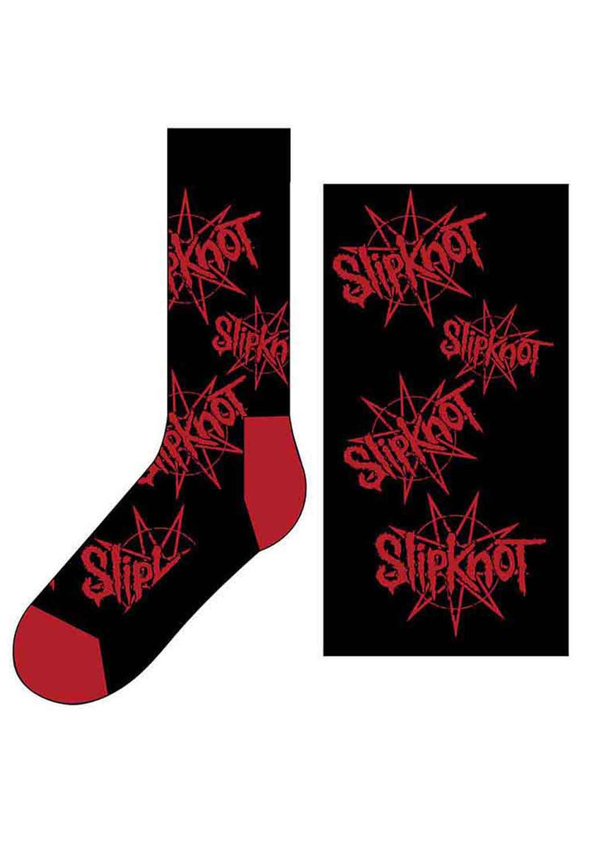 Slipknot Logo & Nonagram Ankle Socks Black - Stillo.dk – Stillo