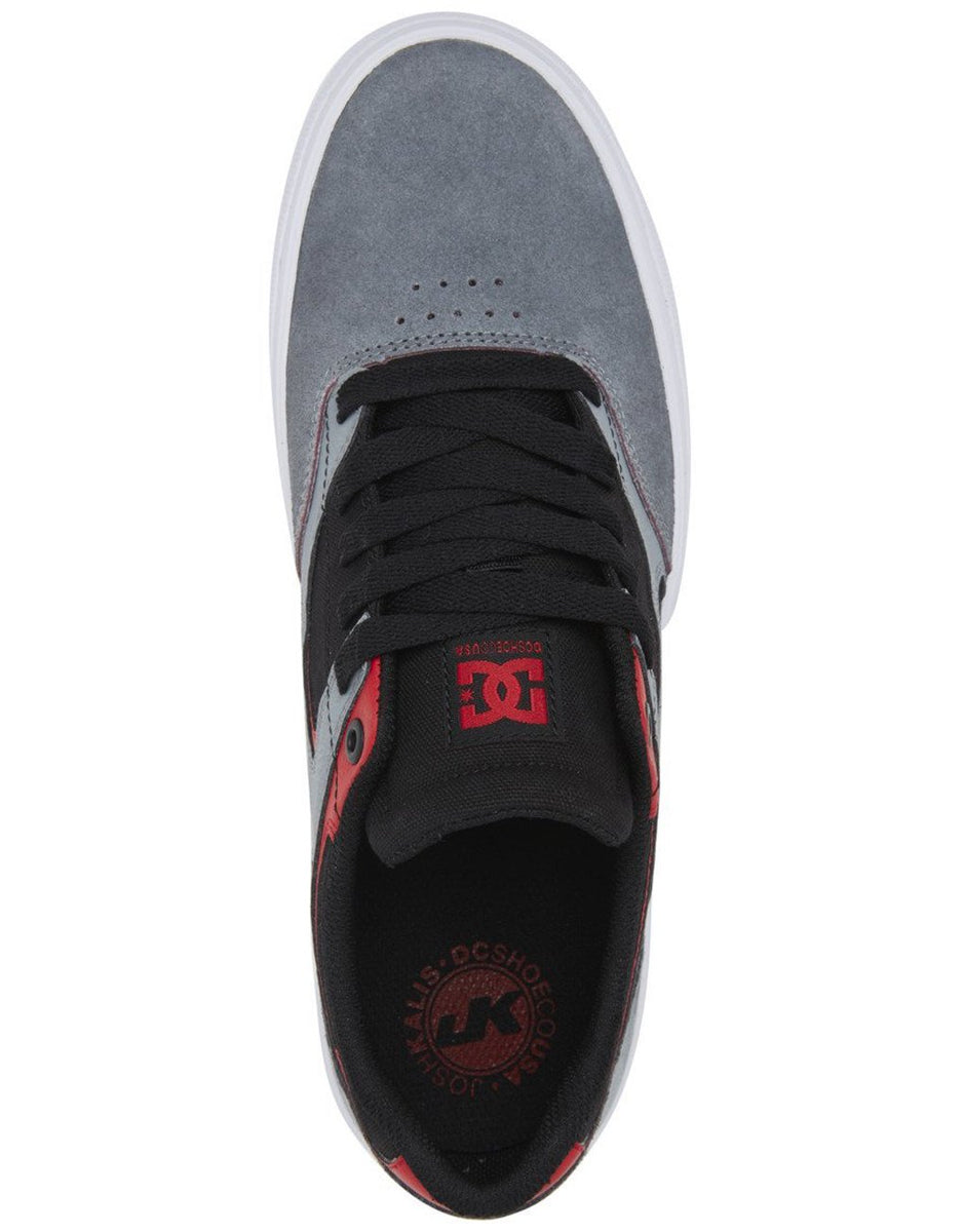 DC Shoes Kalis Vulc Black/Grey/Red – Stillo