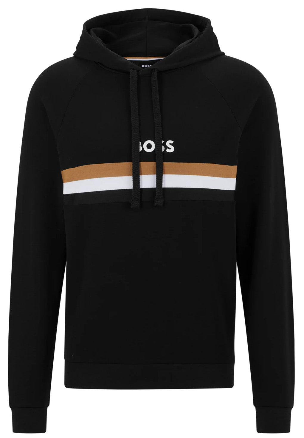 Hugo Boss Signature Stripe and Logo Hoodie Black - Stillo.dk – Stillo