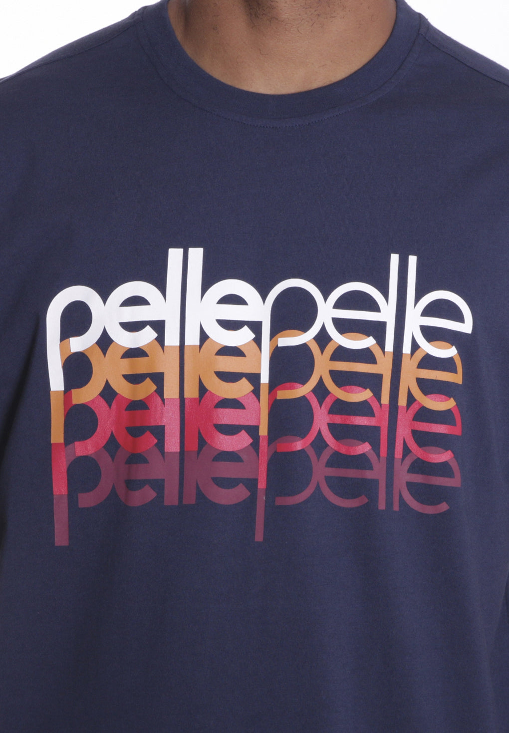 Pelle Pelle 4 in a row T-Shirt New Navy - Stillo.dk – Stillo